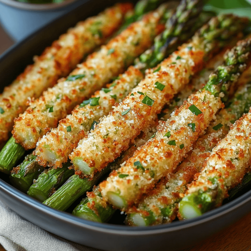 Crispy Parmesan Asparagus Sticks - Tasty with Lara