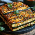Delicious Layered Zucchini Ricotta Melts with Marinara - Tasty with Lara