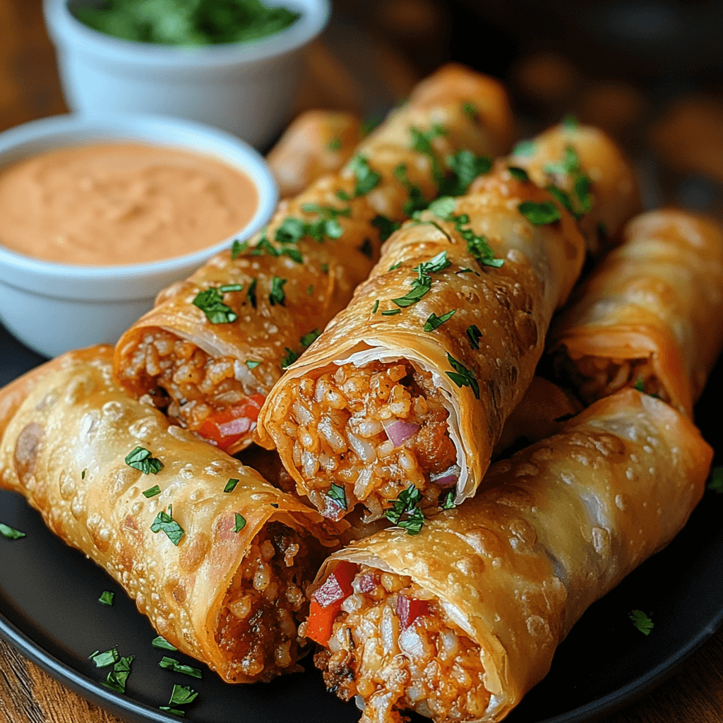 Spicy & Savory Voodoo Egg Rolls: An Easy Recipe - Tasty with Lara