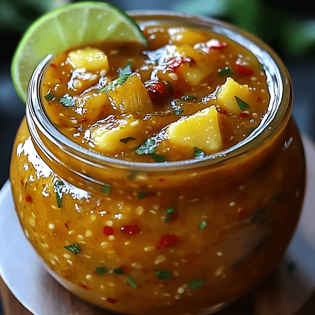 Spicy Sweet Delight: The Ultimate Pineapple Habanero Hot Sauce - Tasty with Lara