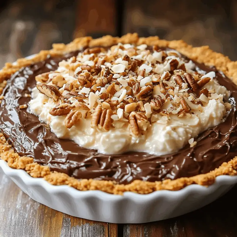 Easy No-Bake German Chocolate Pie: A Deliciously Simple Dessert - Tasty with Lara