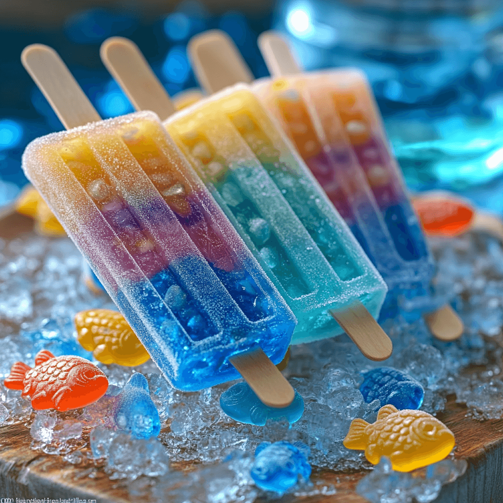 Delightful Edible Aquarium Popsicles - Tasty with Lara
