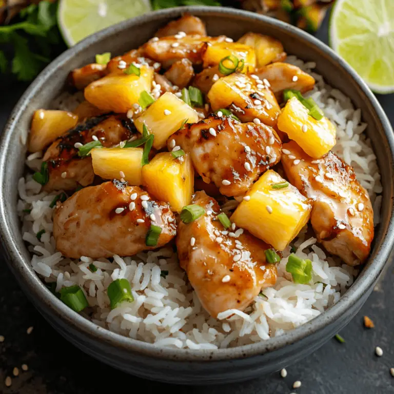 Pineapple Chicken and Rice: A Tropical Twist on Comfort Food - Tasty ...