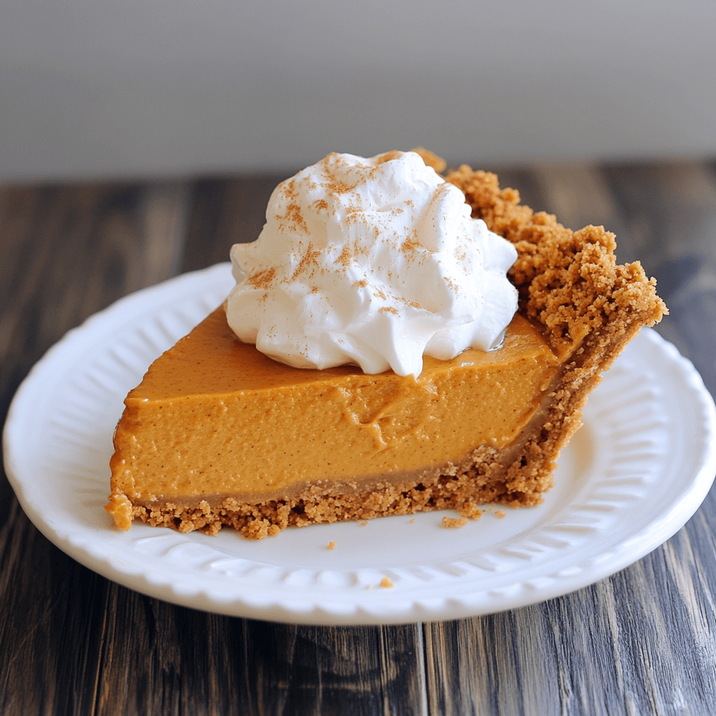 Pumpkin Fluff Pie: A Creamy Fall Dessert Delight - Tasty with Lara