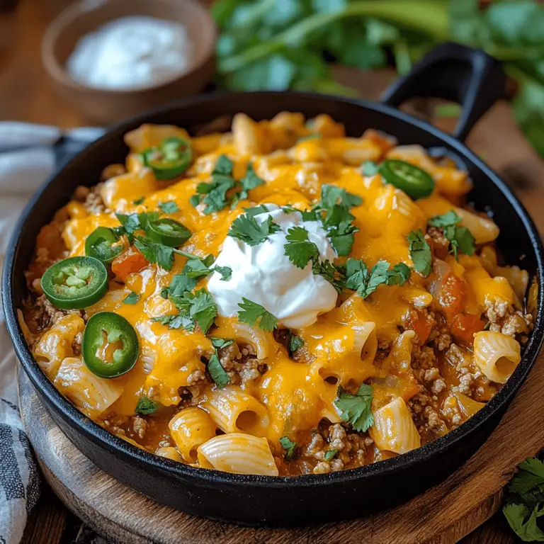 Cheesy Beef Taco Pasta: A Delightful Twist on Taco Night - Tasty with Lara