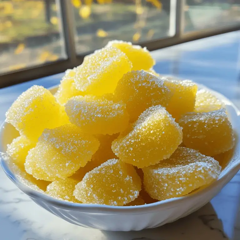 Zesty Lemon Drop Candies - Tasty with Lara