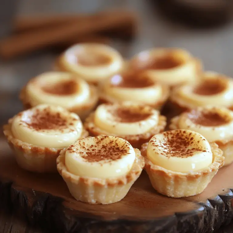 Mini Milk Tart Bites - Tasty with Lara
