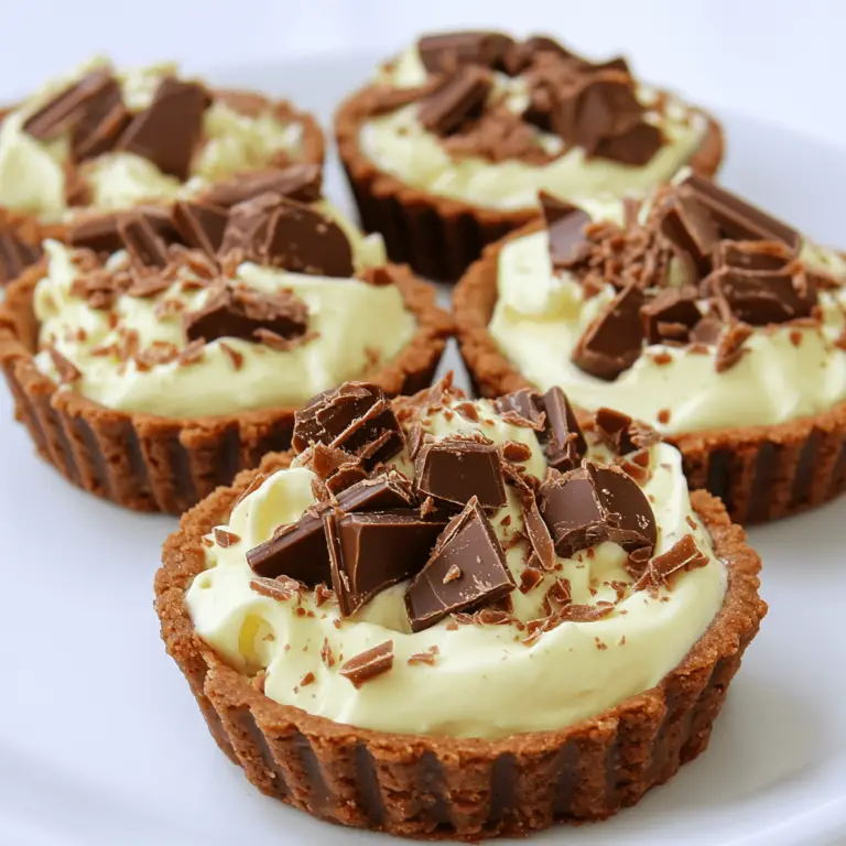 Mini Peppermint Crisp Tarts: A Decadent, Refreshing Delight - Tasty ...