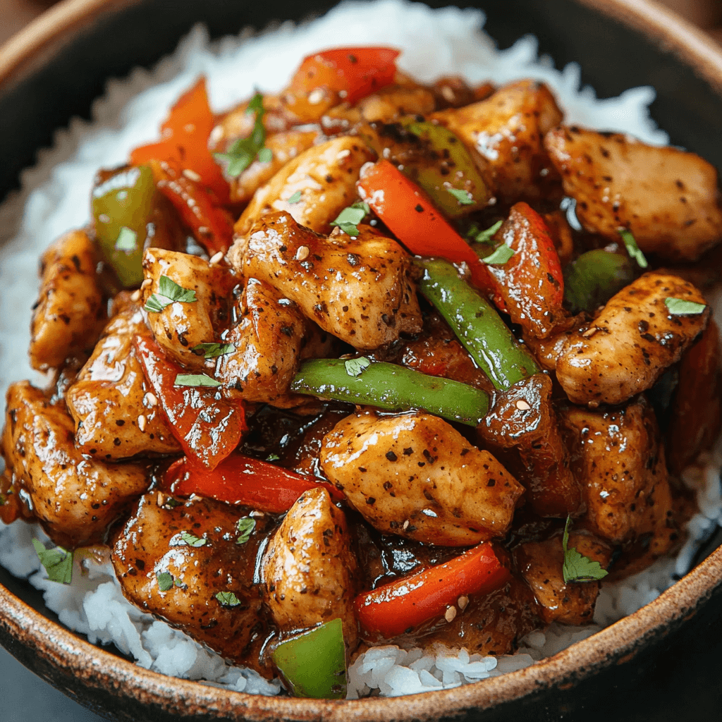 Black Pepper Chicken: A Flavorful Asian Delight