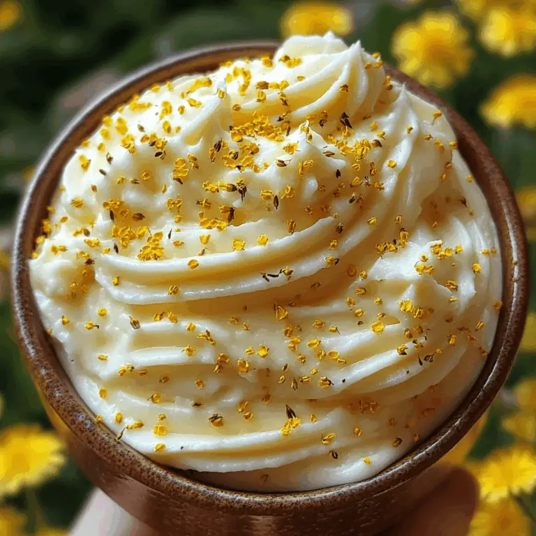 Dandelion Cream Cheese Frosting - Tasty with Lara