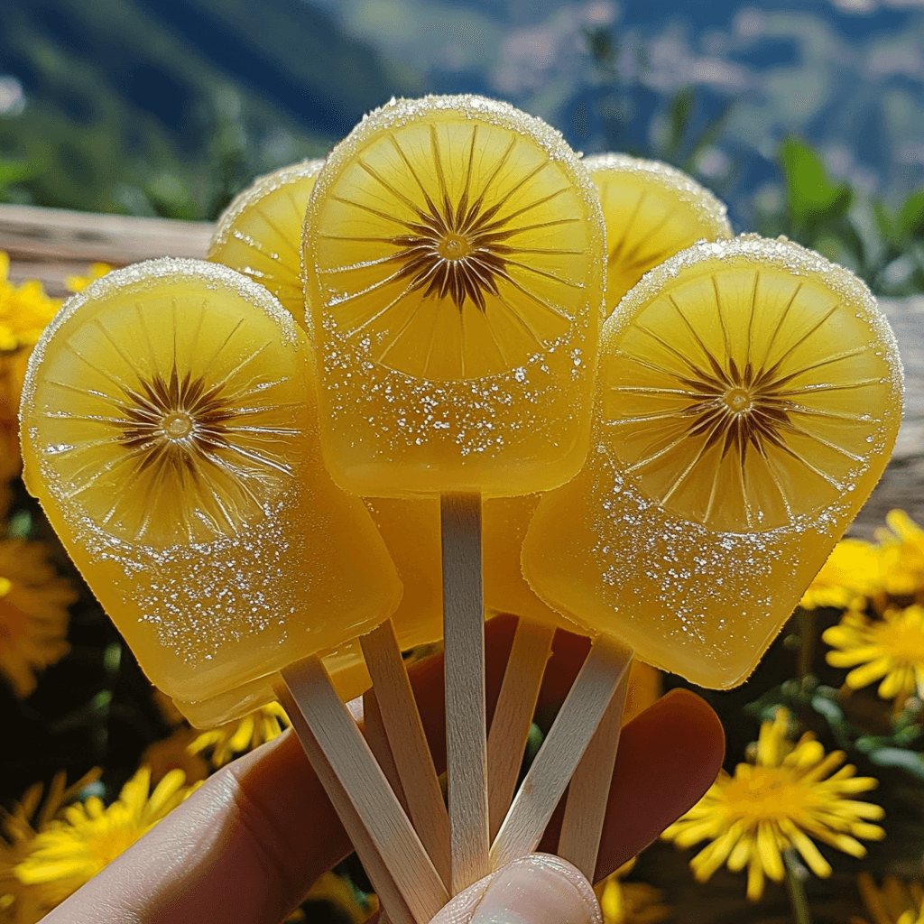 Dandelion Lemon Drop Pops: A Refreshing Spring Treat - Tasty with Lara