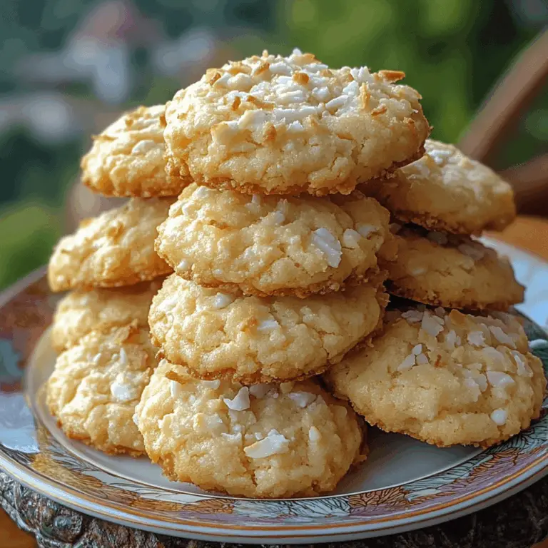 Irresistibly Delicious Coconut Cream Cheese Cookies - Tasty with Lara