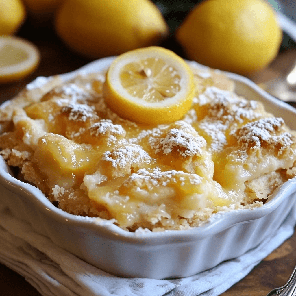Magical Lemon Cobbler: A Delightful Dessert Recipe