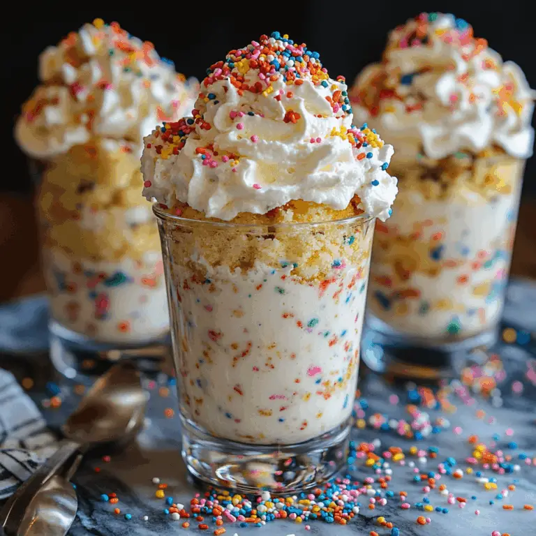 Funfetti Layer Cake Parfaits - Tasty with Lara