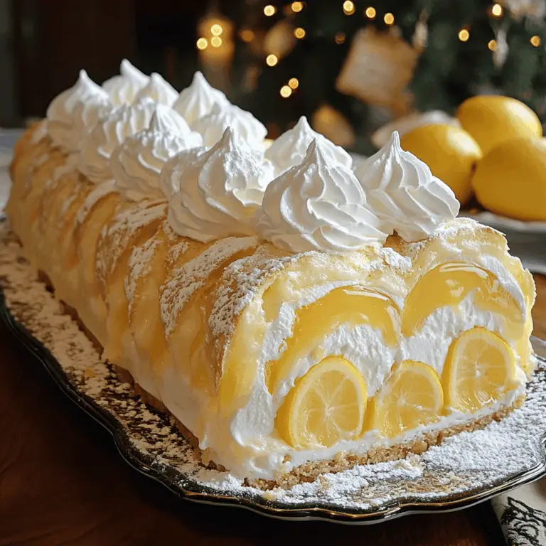 Lemon Meringue Roulade - Tasty with Lara