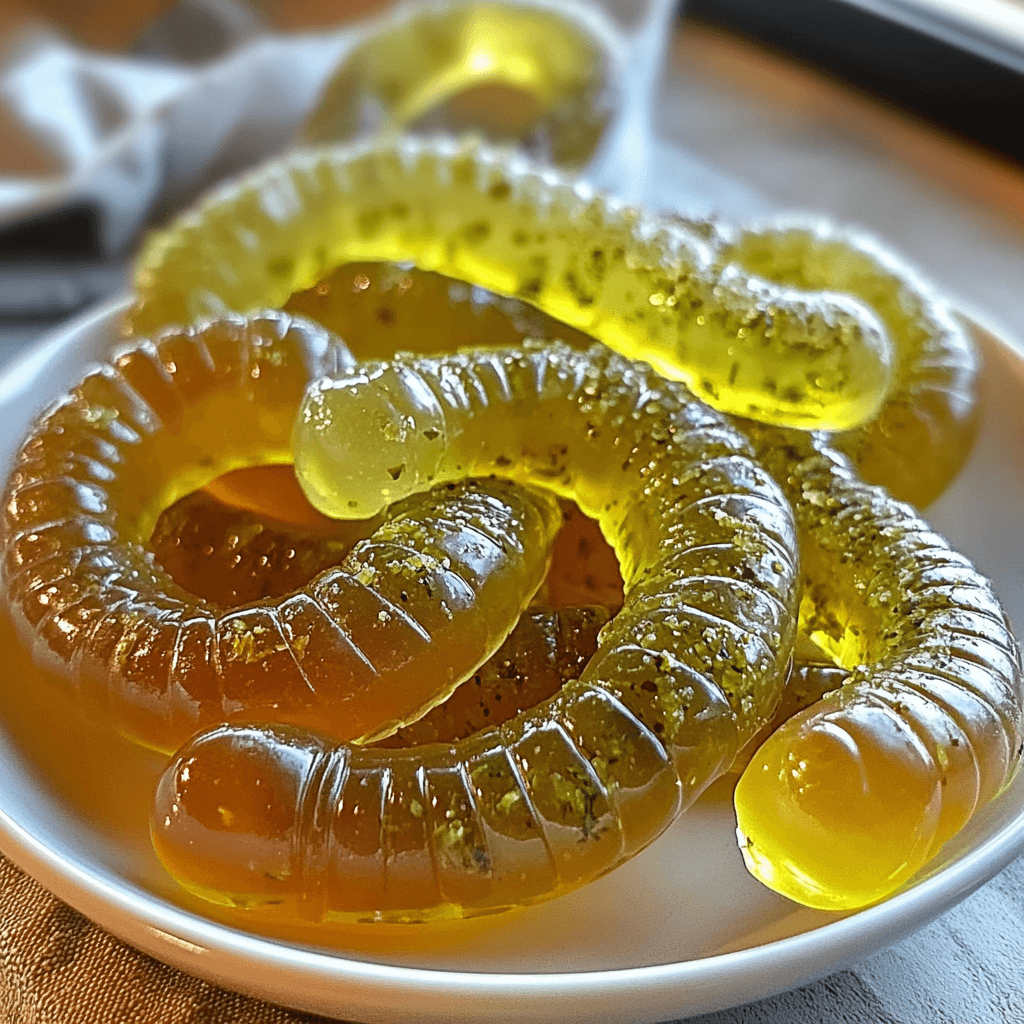 Dill Pickle Gummy Worms - Tasty with Lara