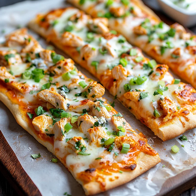Easy Buffalo Chicken Flatbread: 15-Minute Recipe