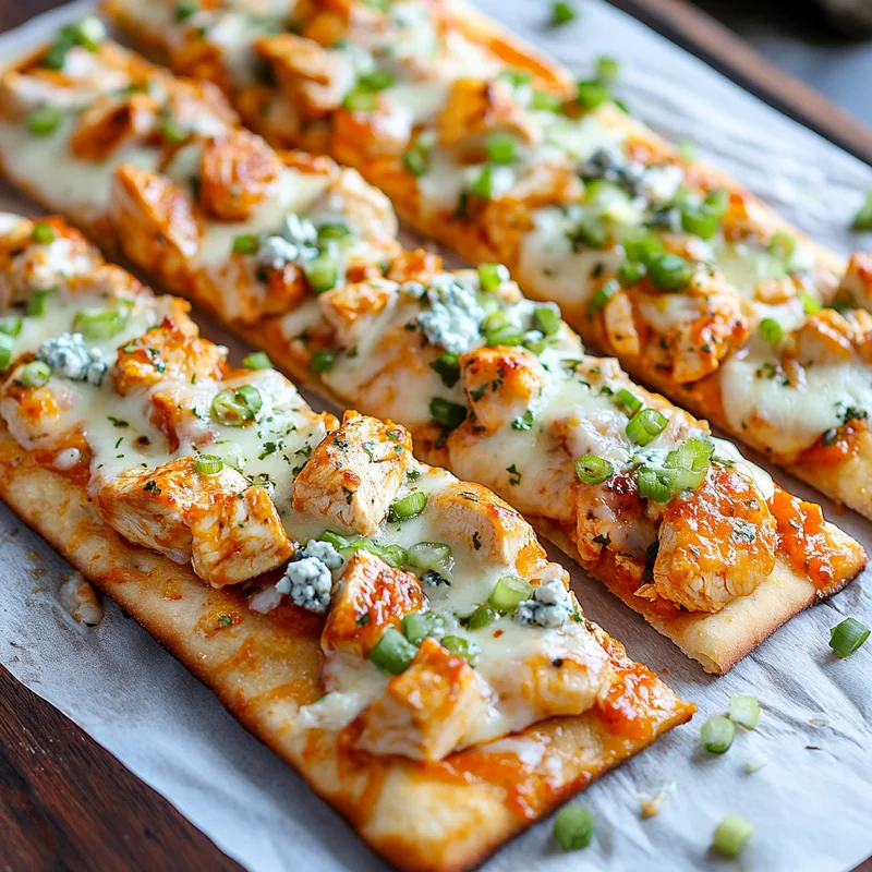 Easy Buffalo Chicken Flatbread: 15-Minute Recipe