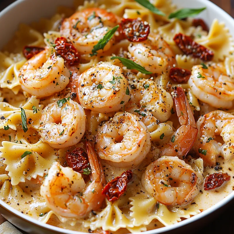 Easy Creamy Garlic Shrimp Pasta | Quick Weeknight Recipe