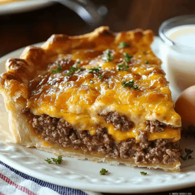Ultimate Comfort Food: Easy Cheeseburger Pie - Tasty with Lara