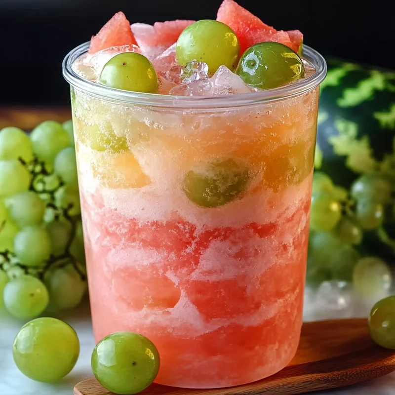 Easy Watermelon Grape Yakult Cooler Recipe