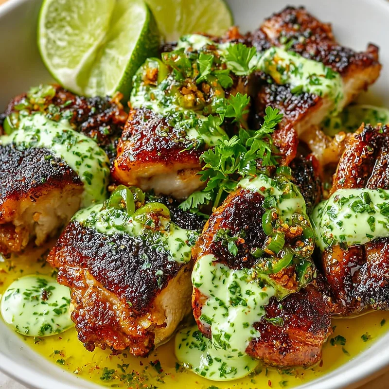 Easy Peruvian Chicken with Aji Verde Sauce Recipe | Flavorful & Quick