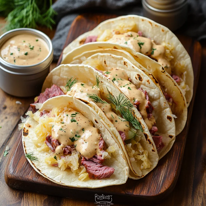 Easy Reuben Tacos: Quick Leftover Corned Beef Recipe