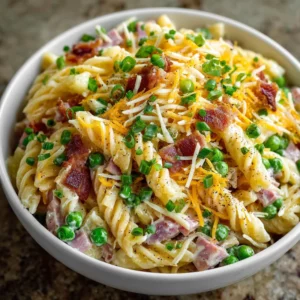 Easy Turkey Ham & Pineapple Pasta Salad Recipe | Crowd-Pleaser!