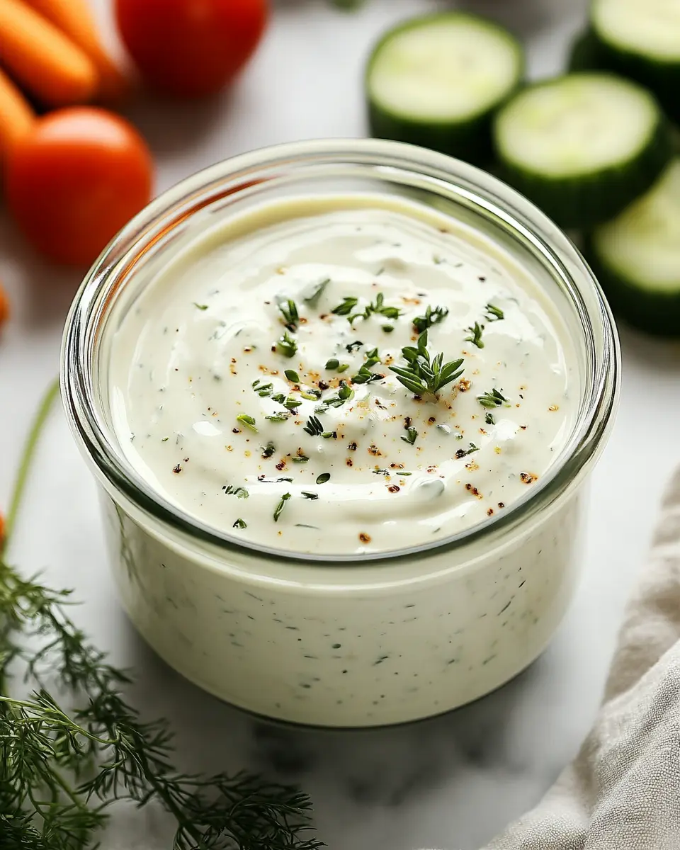 Classic Ranch Dressing: Irresistibly Creamy Homemade Bliss - Tasty with ...
