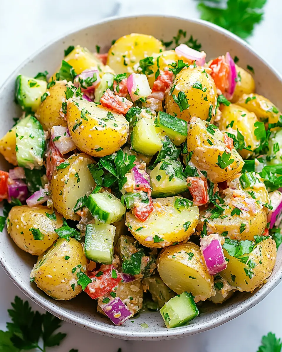 Hummus Potato Salad: A Creamy Twist on Classic Comfort Food - Tasty ...