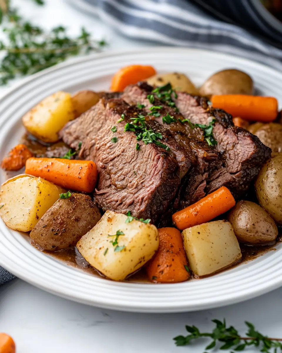 Dump and Go Crockpot Rump Roast: Easy Comfort with Roots - Tasty with Lara